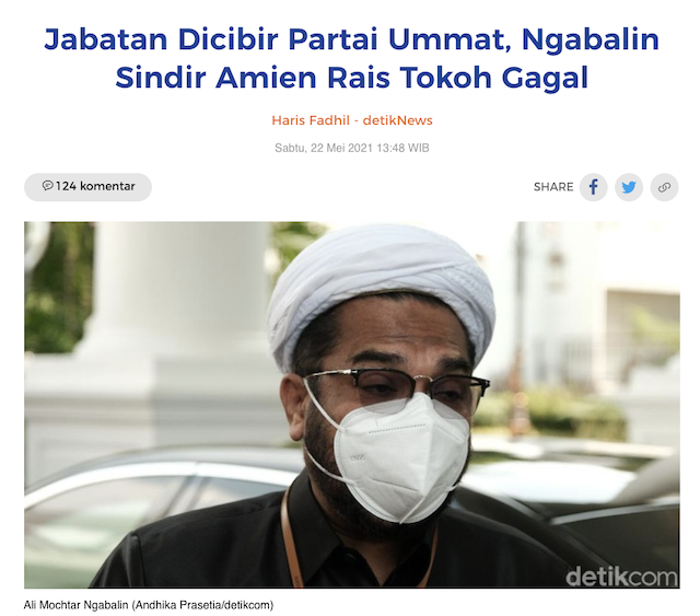 [cek Fakta] Ali Mochtar Ngabalin Resmi Dicopot Ini Faktanya